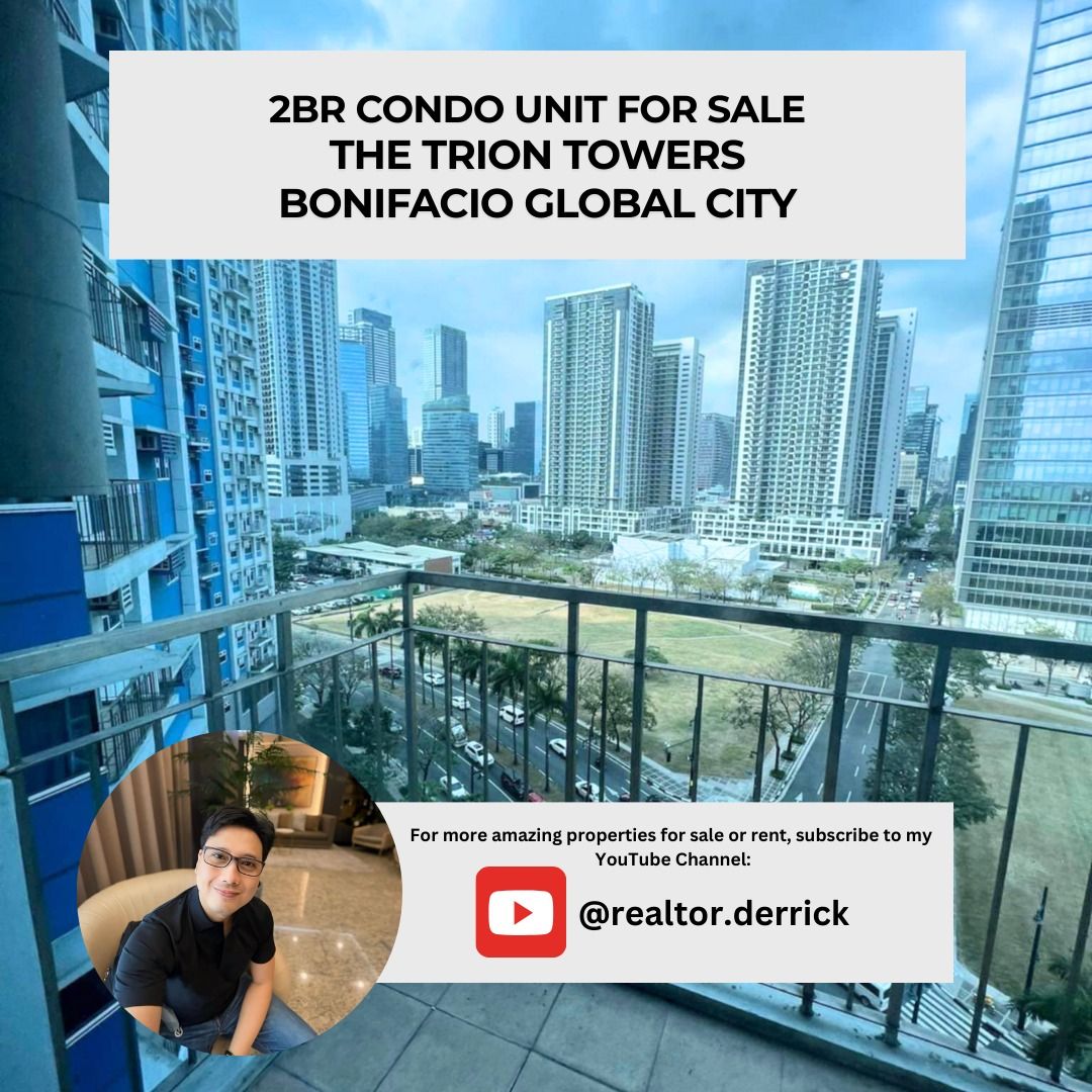 2BR Condo Unit at The Trion Towers BGC for Sale, Property, For Sale ...