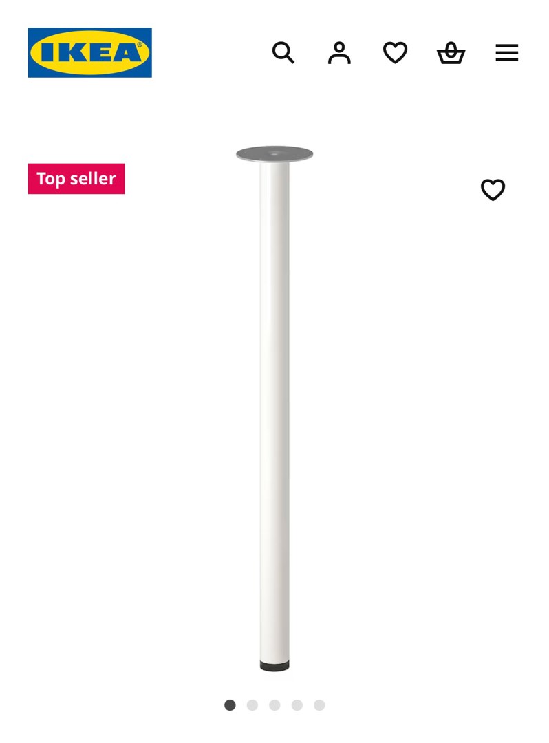 4x IKEA Adils Table Legs, Furniture & Home Living, Office Furniture ...