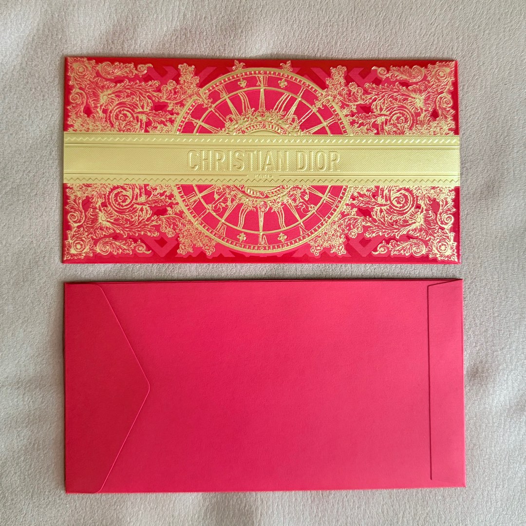 ️ 2025 Dior Beauty CNY red packet angbao ang baos, Hobbies & Toys ...