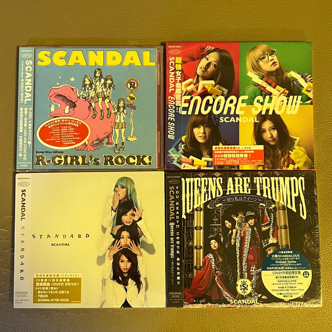 全新未開封 Scandal 初回盤 CD + DVD Standard / encore show / Queens are Trumps ...