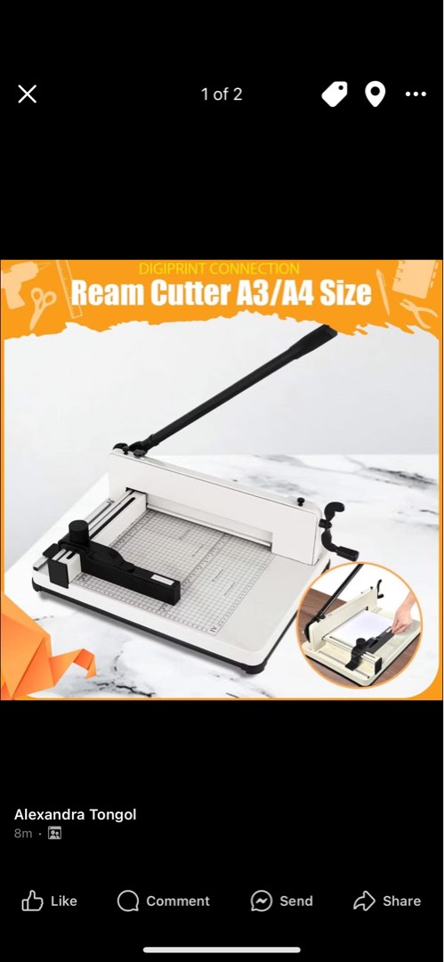 A4 Officom Ream Cutter, Hobbies & Toys, Stationary & Craft, Craft ...
