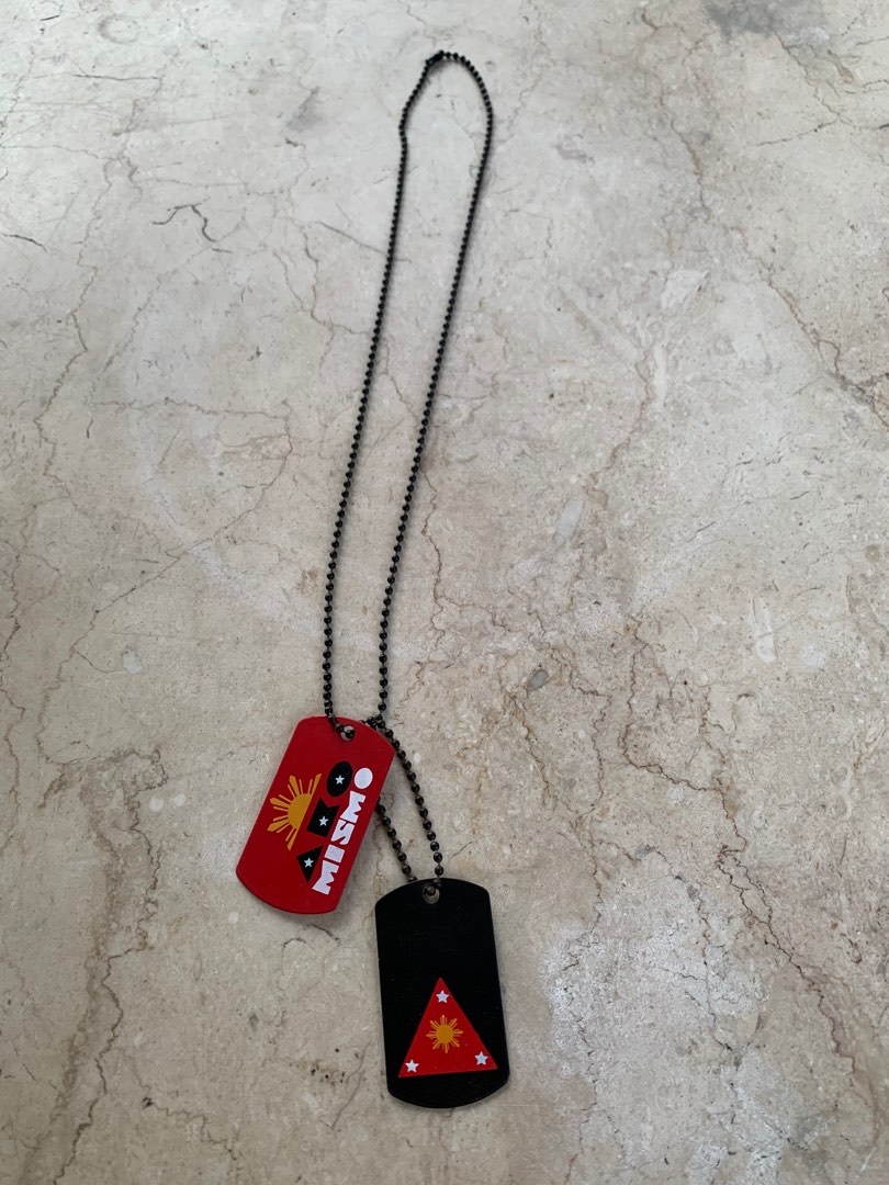 AKO MISMO GRUNGR PUNK ROCK Y2K DOGTAG NECKLACE, Women's Fashion ...