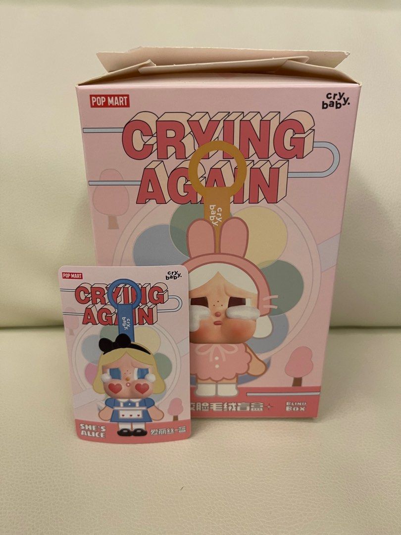 Authentic Popmart Cry Baby Crying Again Alice, Hobbies & Toys, Toys ...
