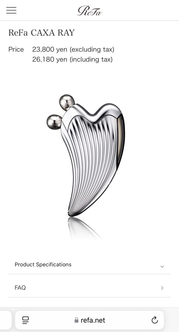 Authentic Refa CAXA RAY face roller, Beauty & Personal Care, Face, Face ...