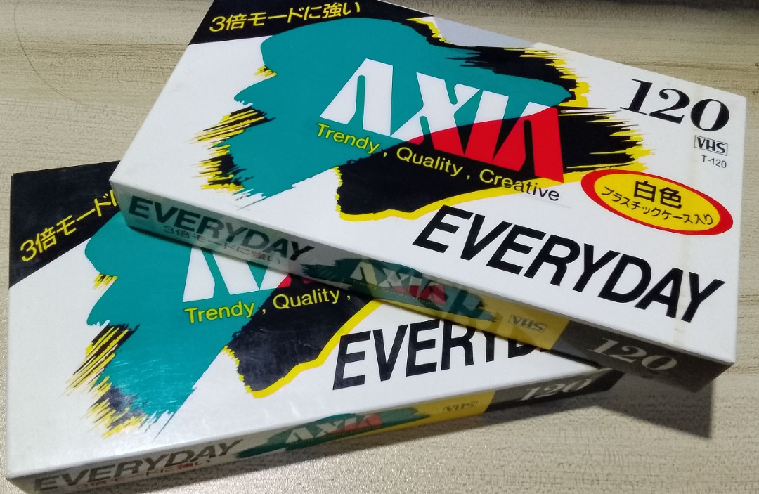 AXIA 120 EVERYDAY VHS TAPE, TV & Home Appliances, Other Home Appliances ...