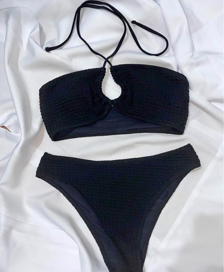 BLACK BIKINI, Women's Fashion, Swimwear, Bikinis & Swimsuits on Carousell