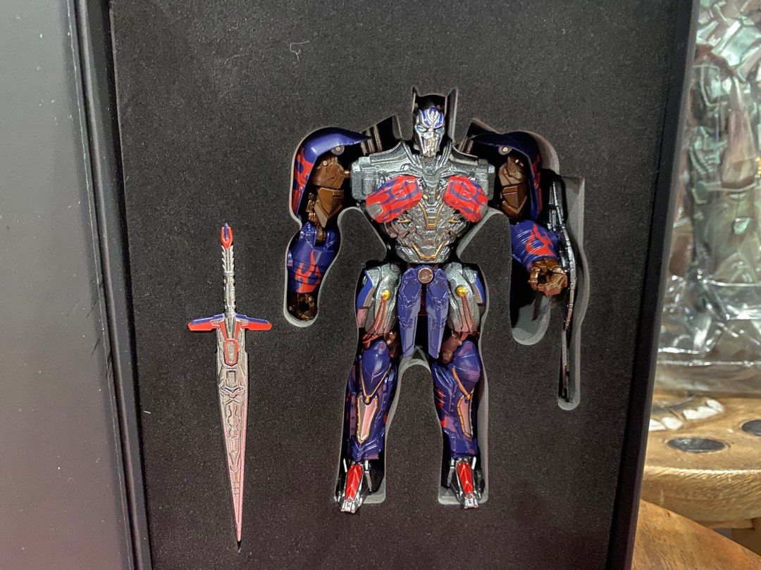 Black Mamba Grimlock oversized with weijiang Mini optimus prime ...