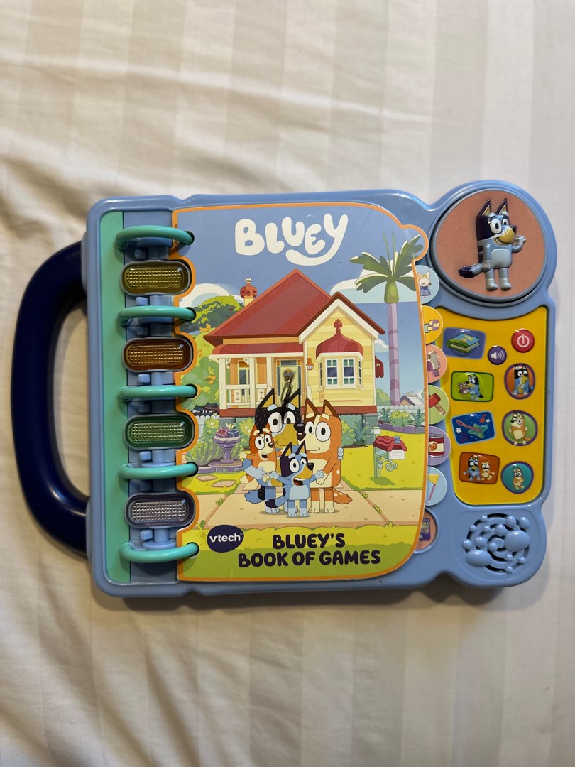 Bluey VTech Book of Games, Hobbies & Toys, Toys & Games on Carousell