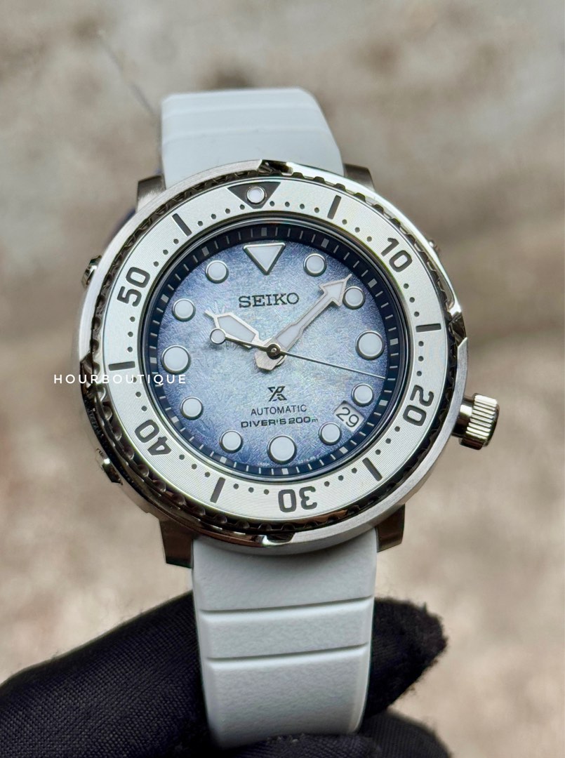 Brand New Seiko Prospex Mini Tuna Artic Penguin Dial Automatic Diver ...