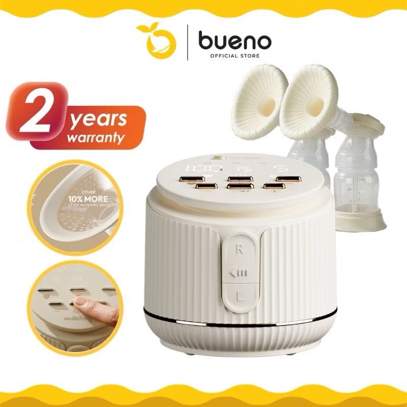 Bueno Multifreq Electric Double Breast Pump breastfeeding, Babies & Kids, Nursing & Feeding ...