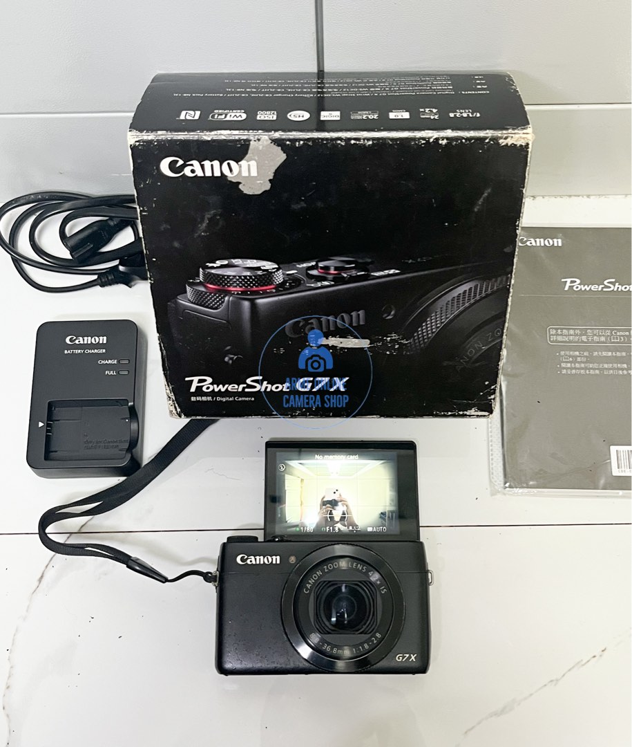 Canon Powershot G7X Mark 1 Complete Boxed Package, Photography, Cameras ...
