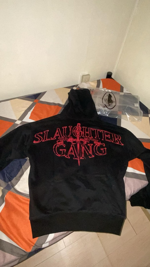 CORTEIZ X SLAUGHTER GANG HOODIE, Men's Fashion, Coats, Jackets and ...