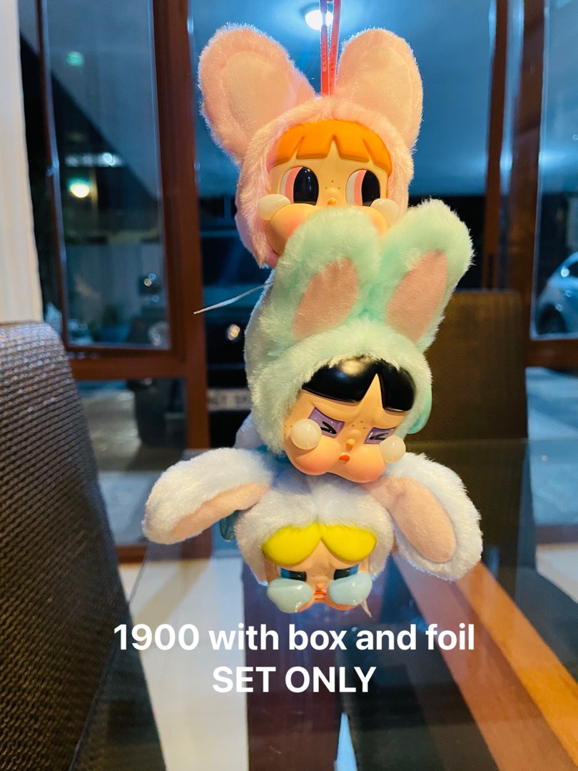 Crybaby PPG Bunny Set with box and foil, Hobbies & Toys, Toys & Games ...