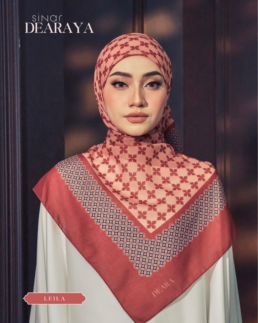Deara Hijab Leila New, Women's Fashion, Muslimah Fashion, Hijabs on Carousell