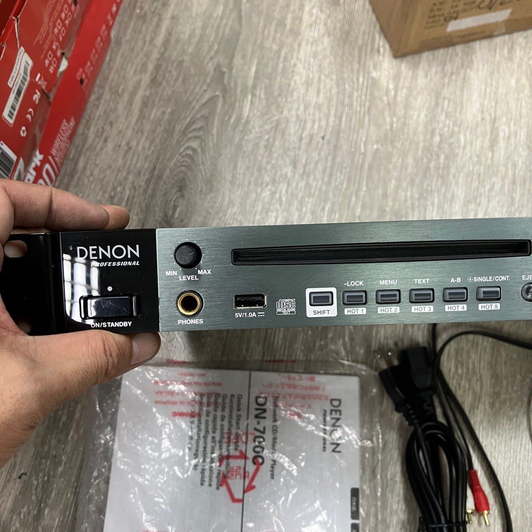 Denon DN-700C Rackmountable Network CD/Media Player with Slot-in CD ...