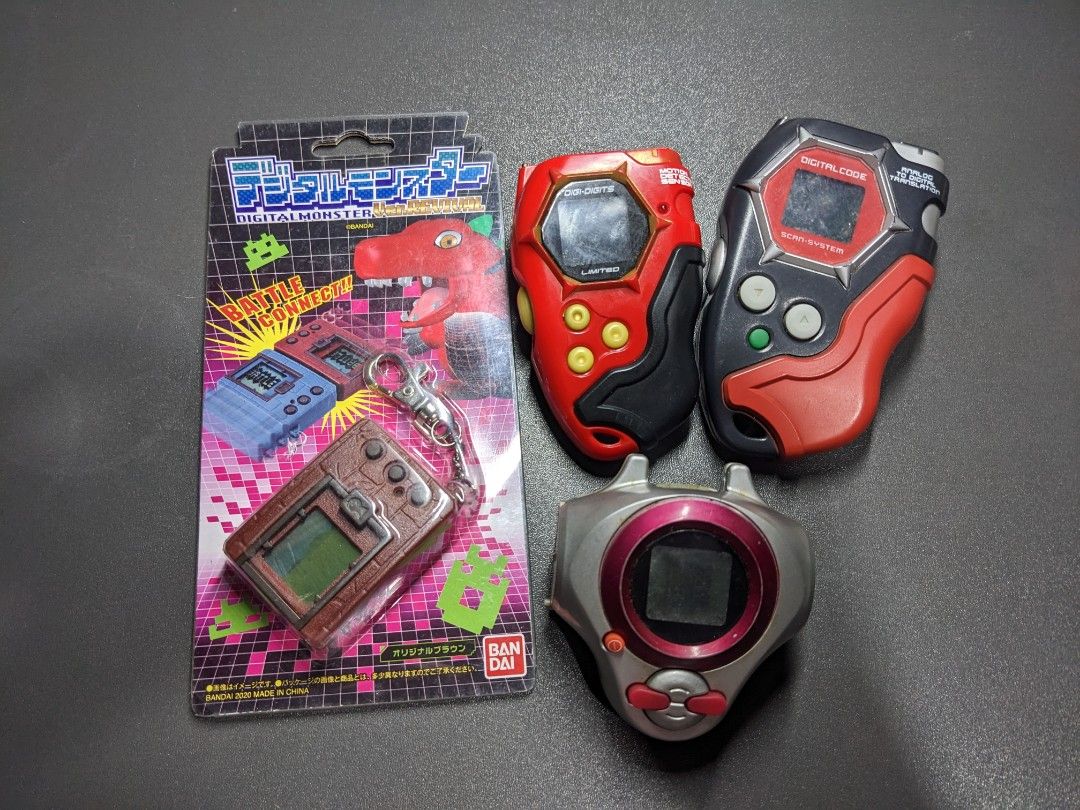 Digimon Digital Monsters Vpet Version Revival & Digimon Tamers Digivice ...