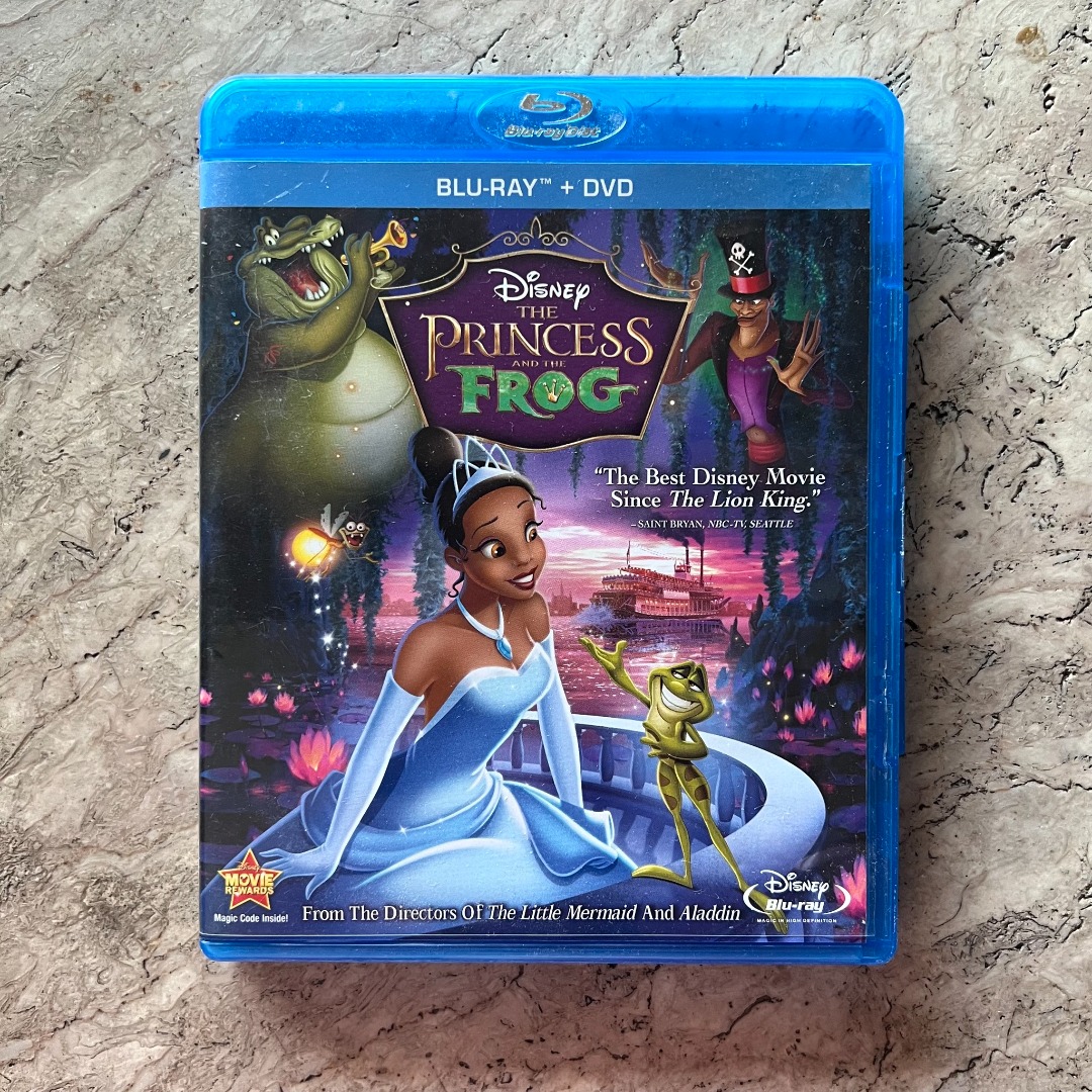 Disney The Princess and the Frog Blu-Ray + DVD, Hobbies & Toys, Music ...