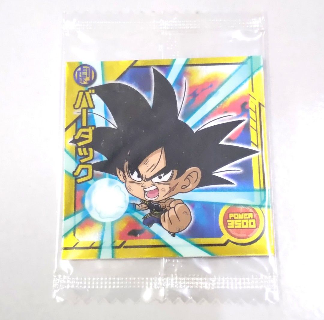 Dragon Ball Authentic Bandai Wafer Sticker Son Goku Piccolo Gohan Meta ...
