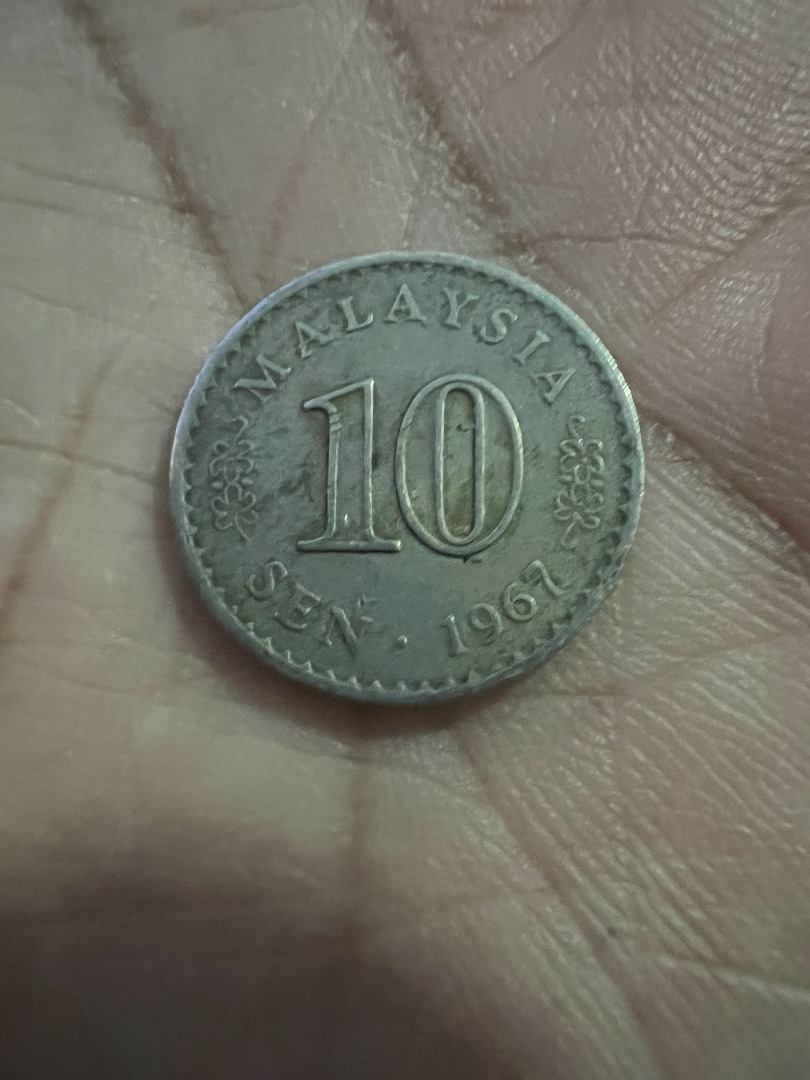 DUIT SYILING LAMA MALAYSIA 10 SEN (1967) & 20 SEN (1976), Hobbies & Toys, Collectibles ...