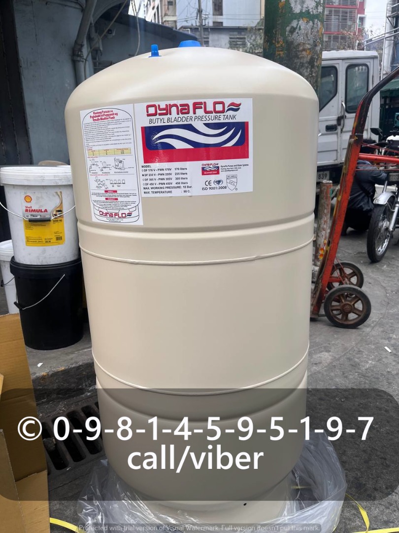 Dynaflo bladder tank, Furniture & Home Living, Furniture, Other Home ...