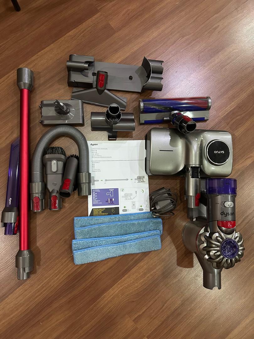 Dyson v8 Slim Fluffy+, Furniture & Home Living, Cleaning & Homecare ...