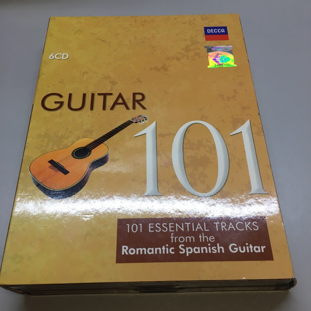 (Eng CD) Guitar 101 essential track 6 cd box set, Hobbies & Toys, Music ...