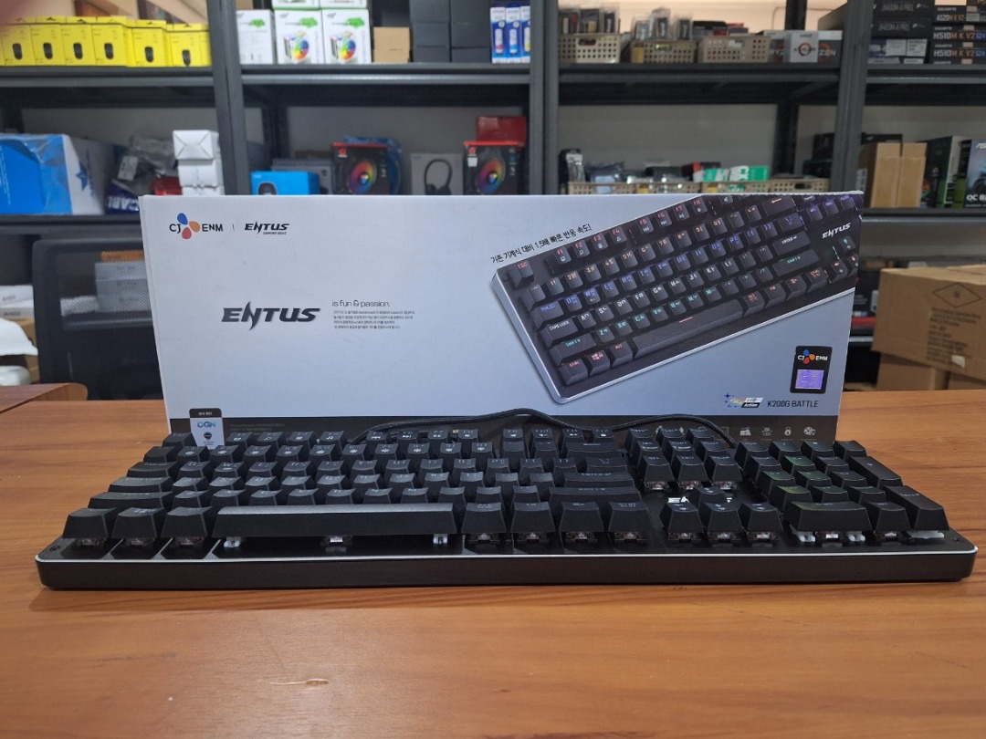 ENTUS K200G BATTLE MECHANICAL KEYBOARD, Computers & Tech, Parts ...