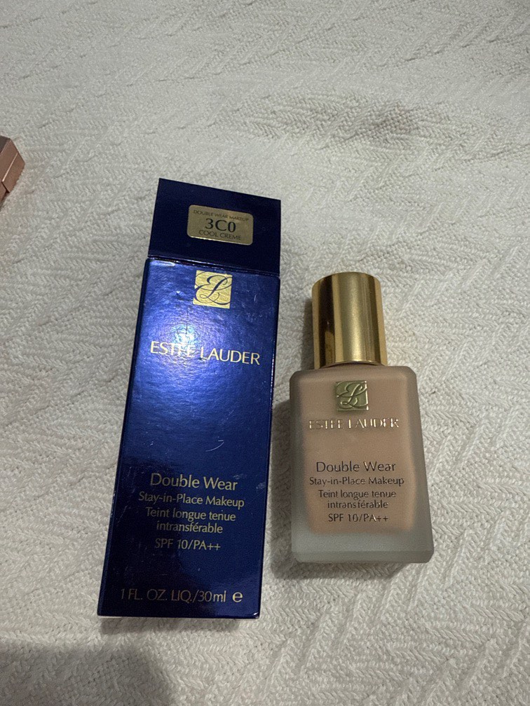ESTEE LAUDER DOUBLE WEAR FOUNDATION (COOL CREAM), Beauty & Personal ...