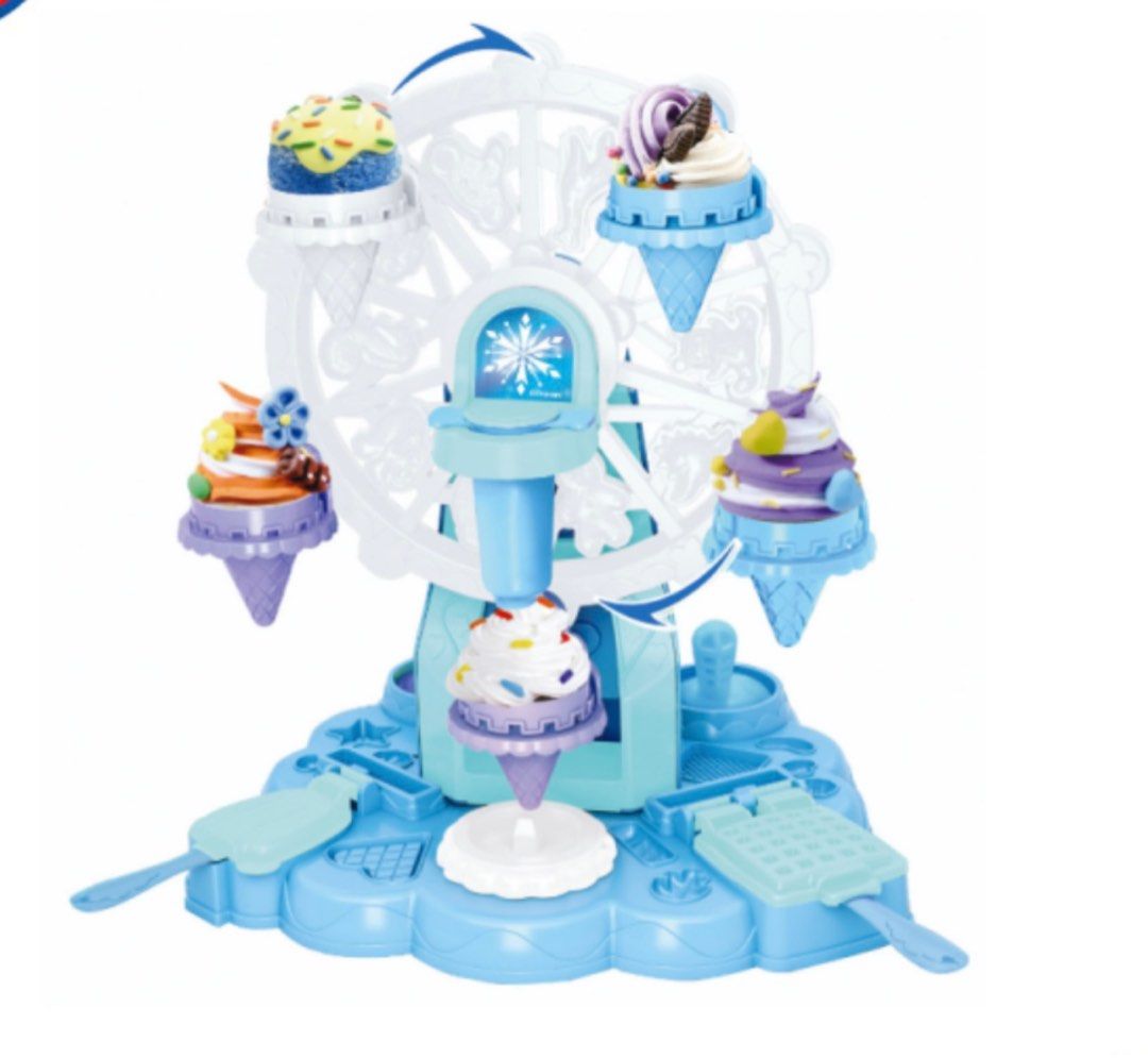 Frozen II Ferris wheel Ice cream Play Dough Playset, Hobbies & Toys ...