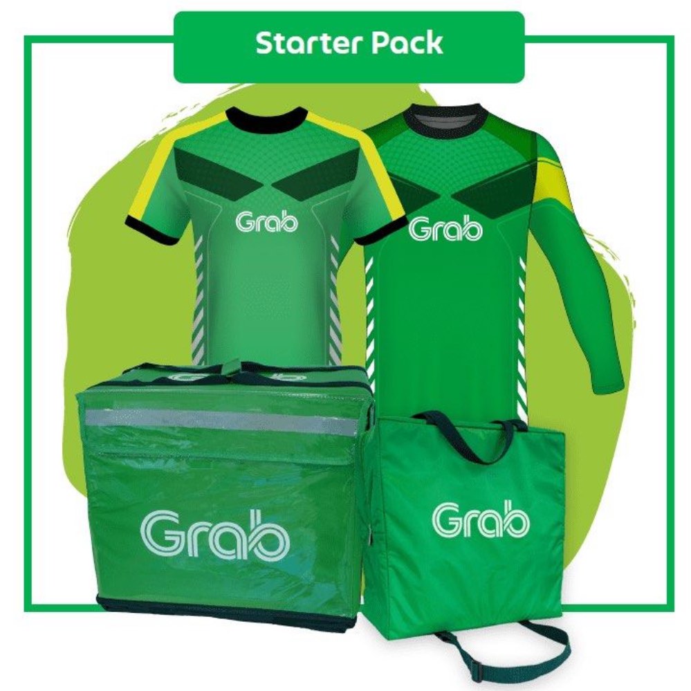Grab Starter Pack, Motorcycles, Motorcycle Accessories on Carousell