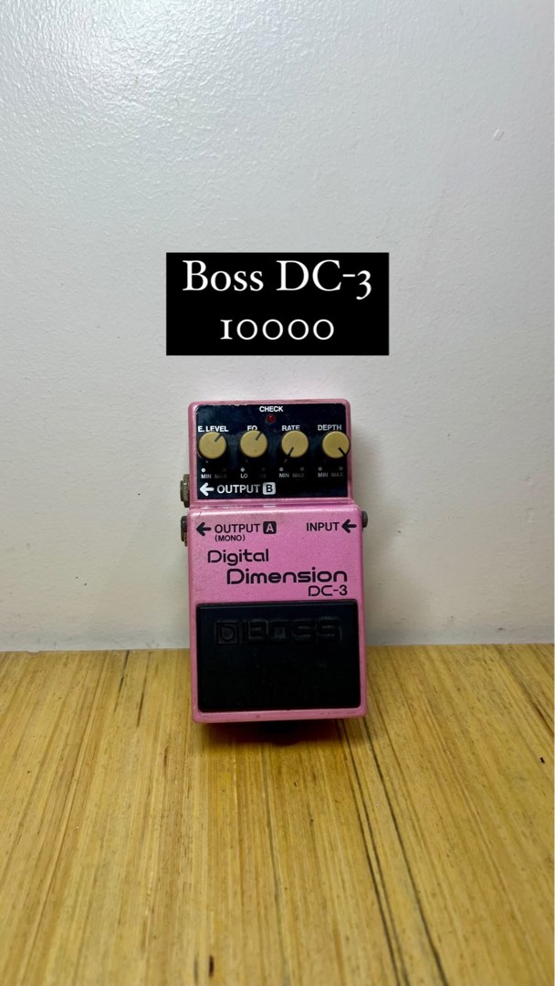 VINTAGE 1988 BOSS DC-3 DIGITAL DIMENSION, Hobbies & Toys, Music & Media ...
