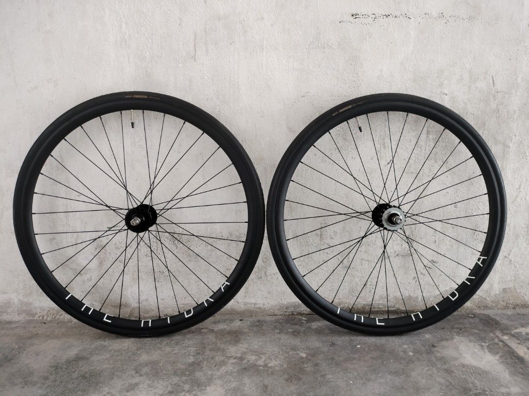 H PLUS SON THE HYDRA HUB INTRO7 Wheelset Fixie / Fixed Gear, Sports ...
