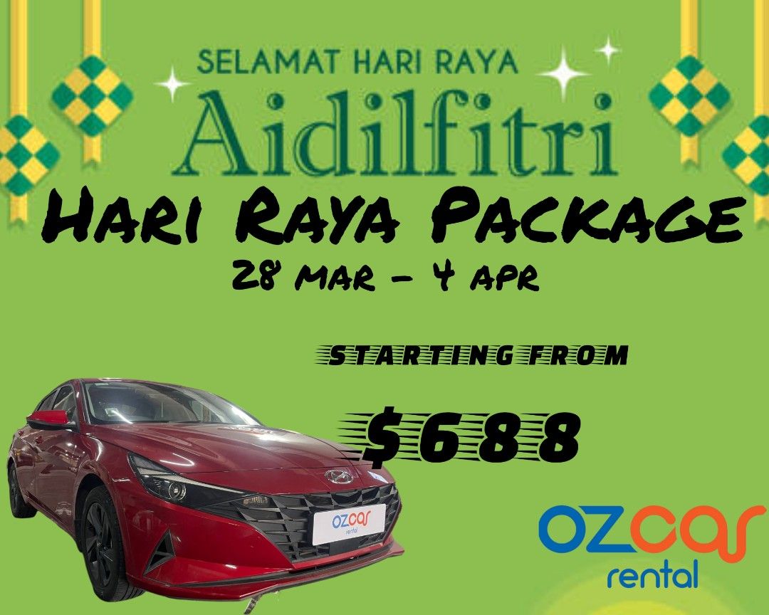 Hari Raya Package 2025, Cars, Car Rental on Carousell