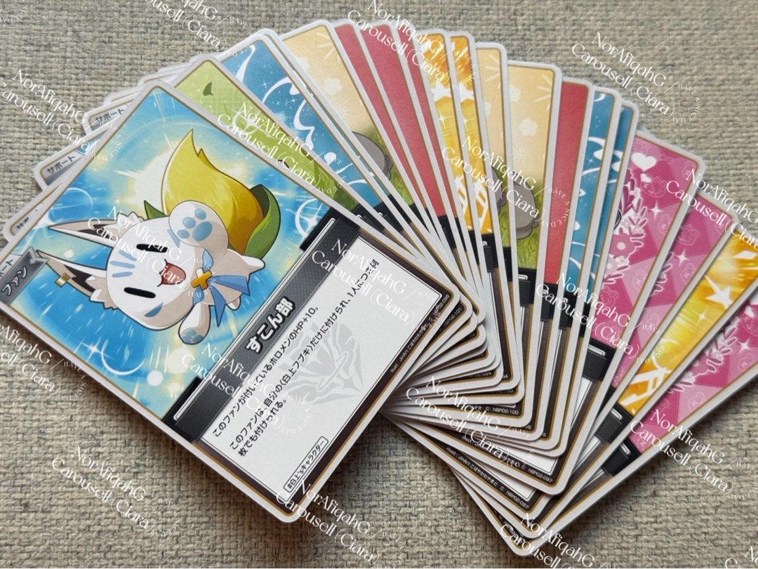 hololive OCG Quintet Spectrum (JP) SP & Cheers CARD BUNDLE DECK 96 CARDS, Hobbies & Toys, Toys ...