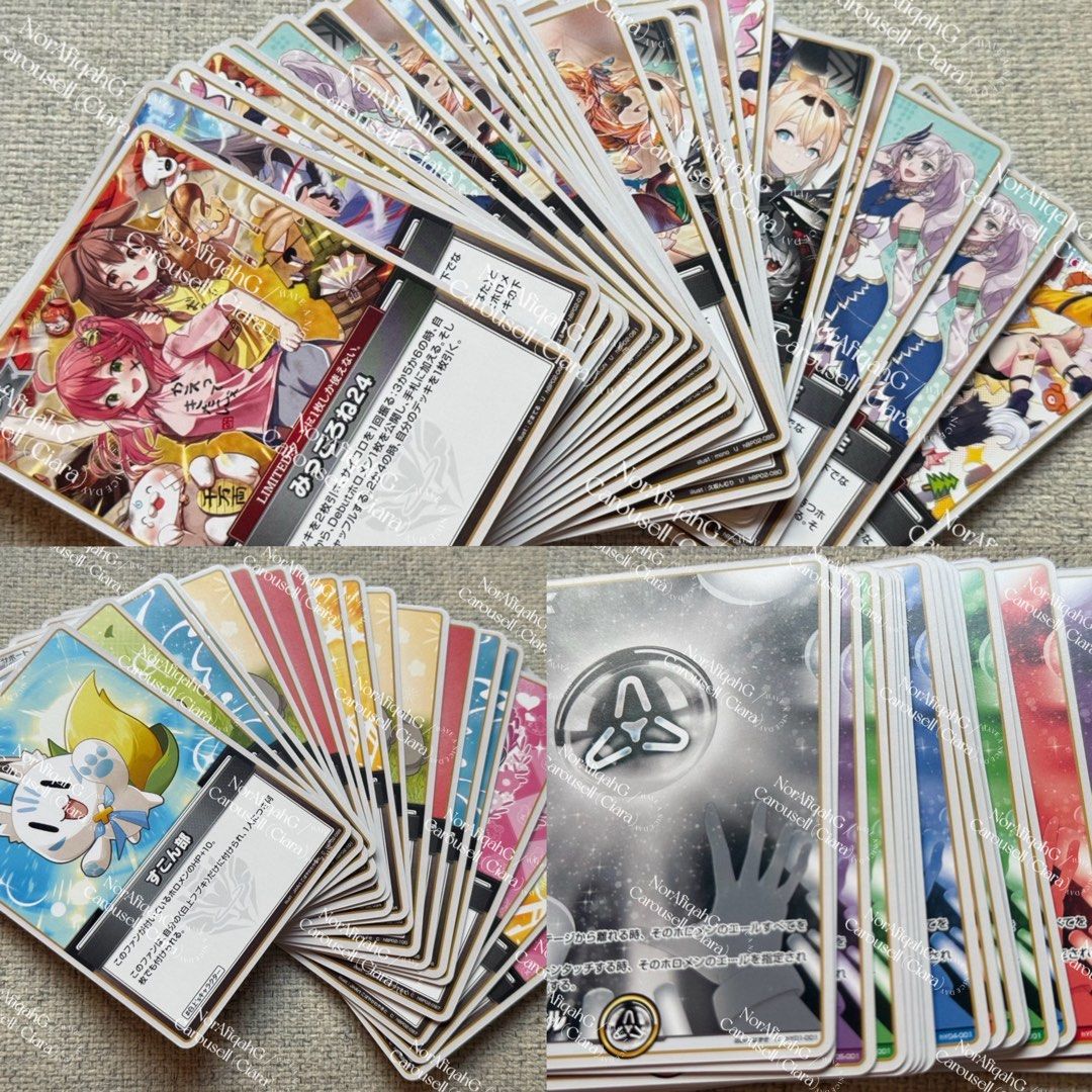 hololive OCG Quintet Spectrum (JP) SP & Cheers CARD BUNDLE DECK 96 CARDS, Hobbies & Toys, Toys ...
