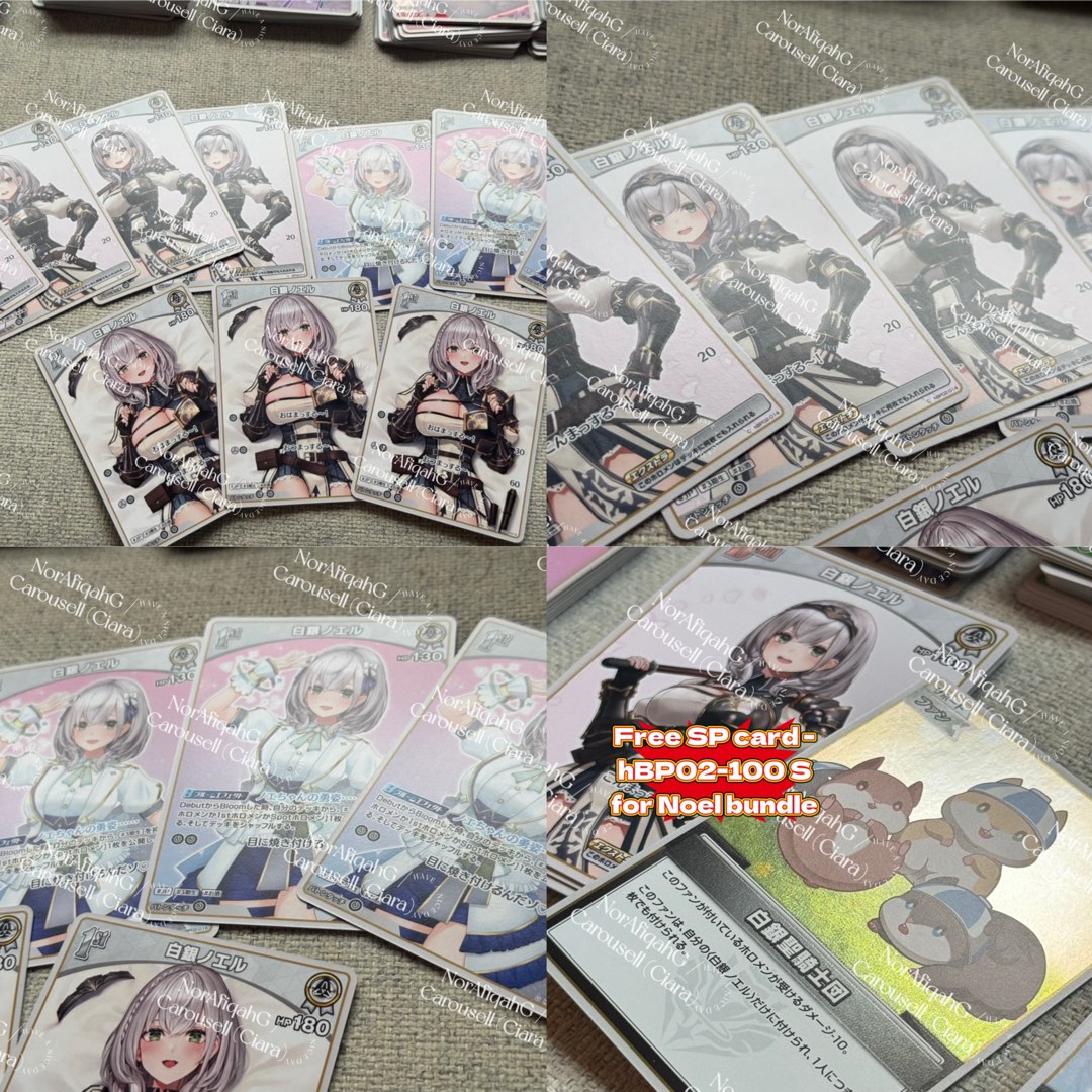 hololive OCG SR Shirogane Noel (JP) Deck, Hobbies & Toys, Toys & Games on Carousell