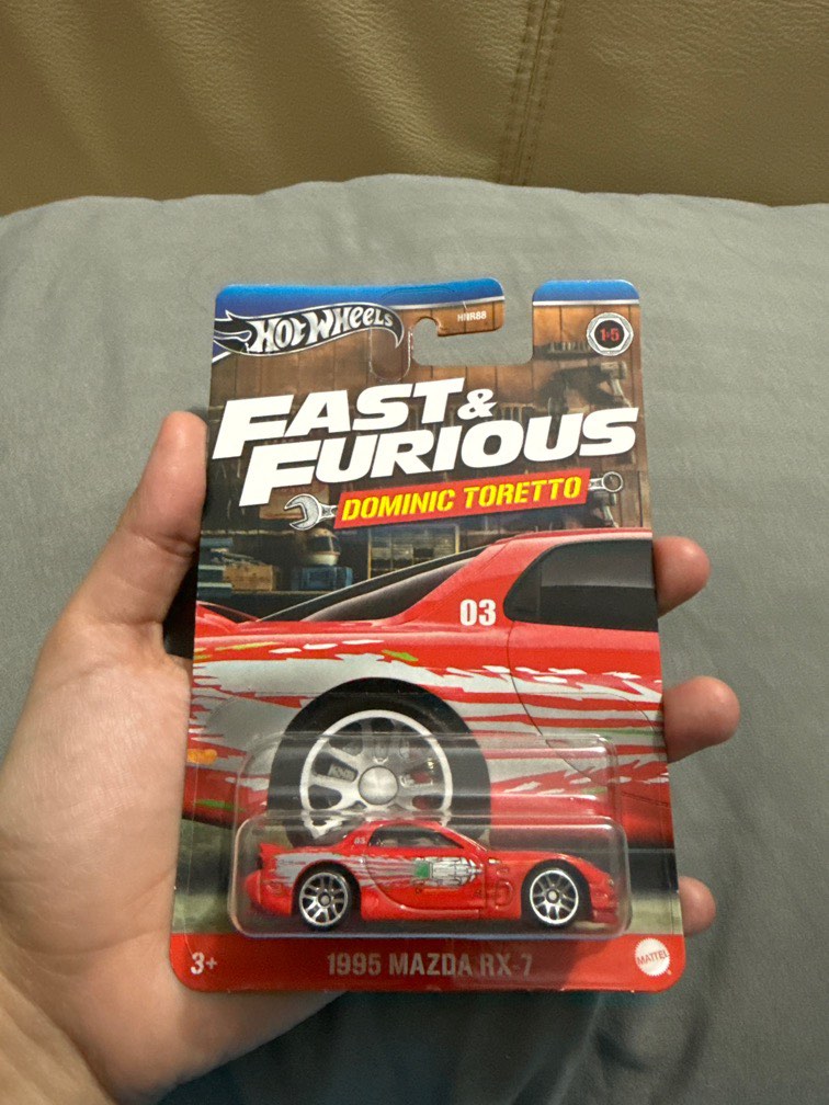 Hotwheels Fnf 1995 Mazda RX7, Hobbies & Toys, Toys & Games on Carousell