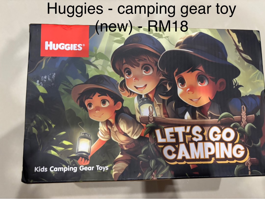 Huggies - camping gear toy, Hobbies & Toys, Toys & Games on Carousell
