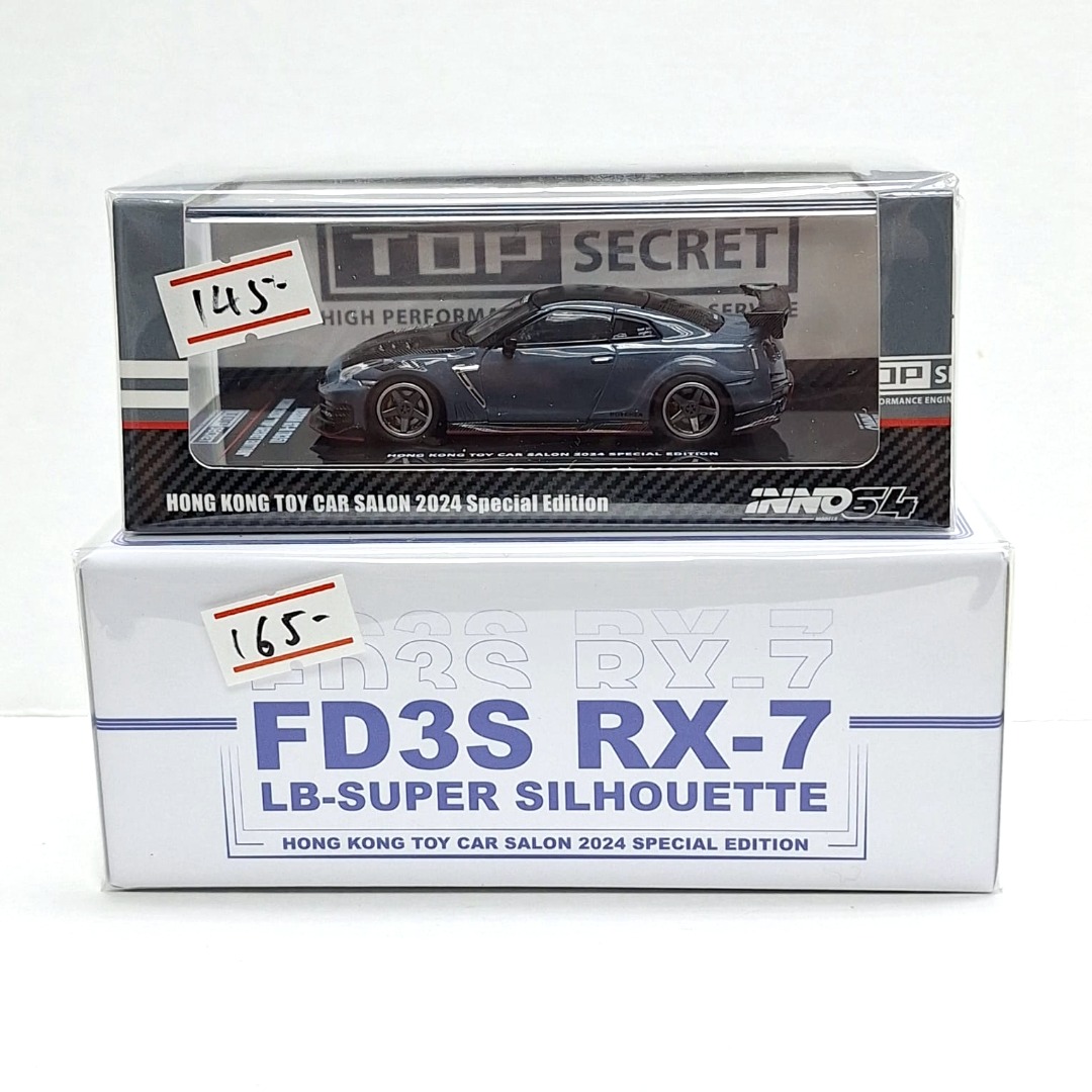 INNO64 NISSAN GT-R R35 NISMO 2024 TOP SECRET EDITION Hong Kong Toy Car ...