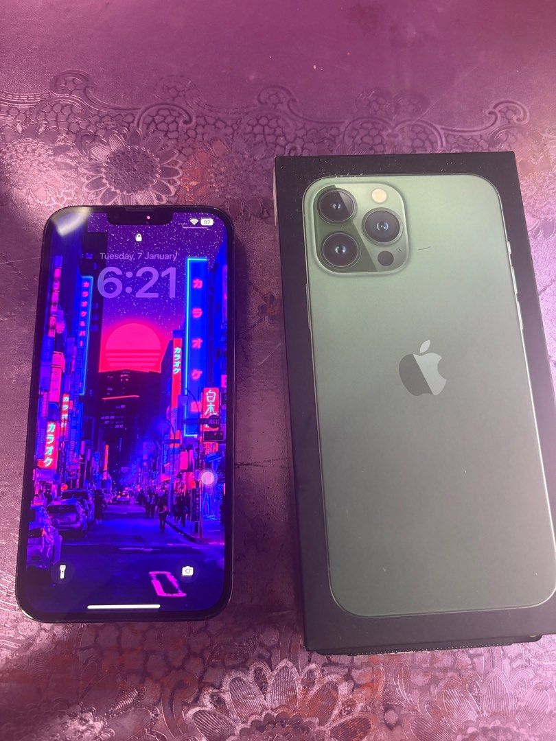 iPhone 13 Pro Max Green 256GB, Mobile Phones & Gadgets, Mobile Phones ...