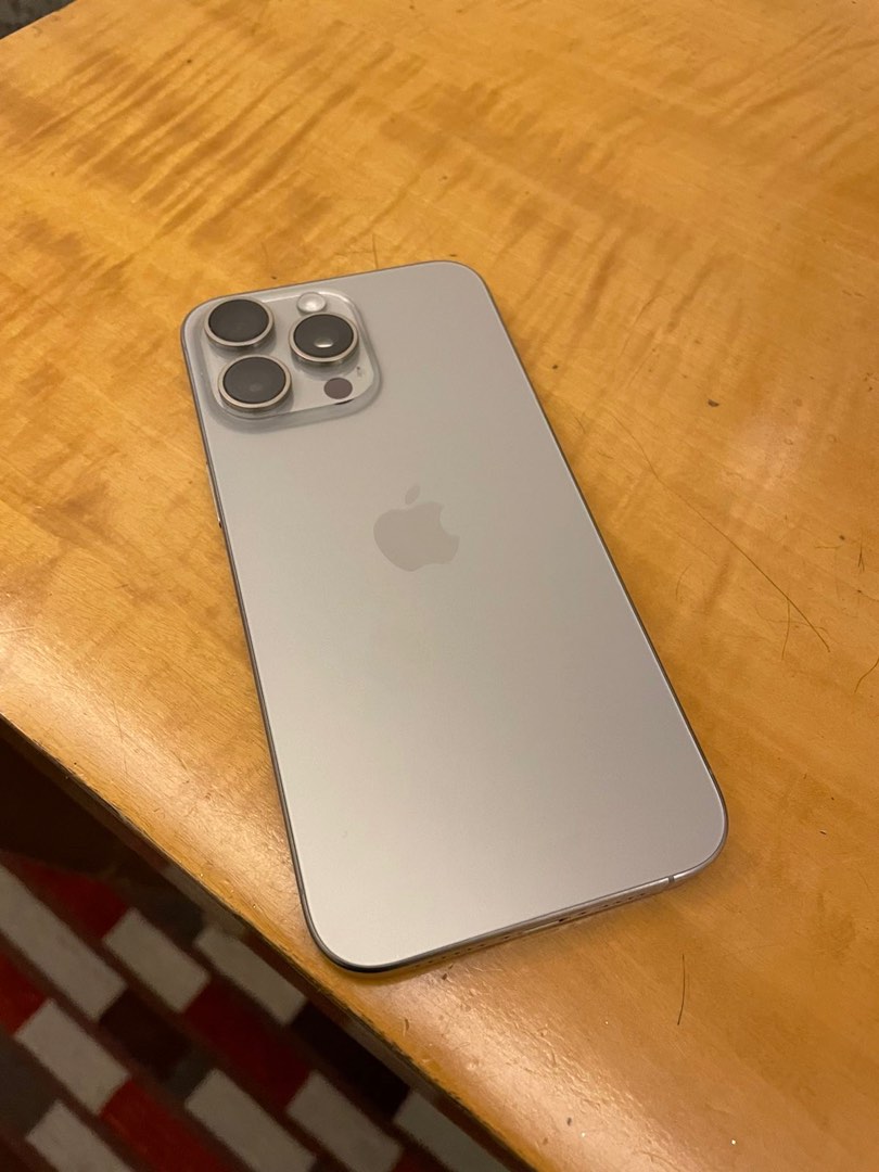 Iphone 15 pro max 1TB natural titanium, Mobile Phones & Gadgets, Mobile ...