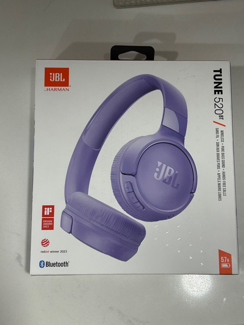JBL Tune 520 BT wireless headset, Audio, Headphones & Headsets on Carousell
