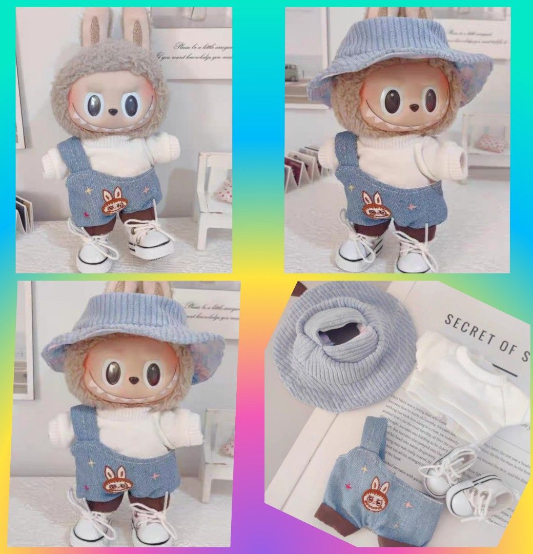 Labubu Jumpsuit Set for Labubu, Hobbies & Toys, Toys & Games on Carousell
