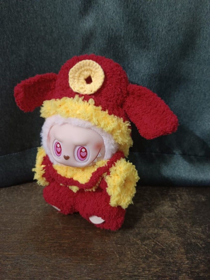 Labubu cny cloth God of Wealth is coming to ur home, Hobbies & Toys ...