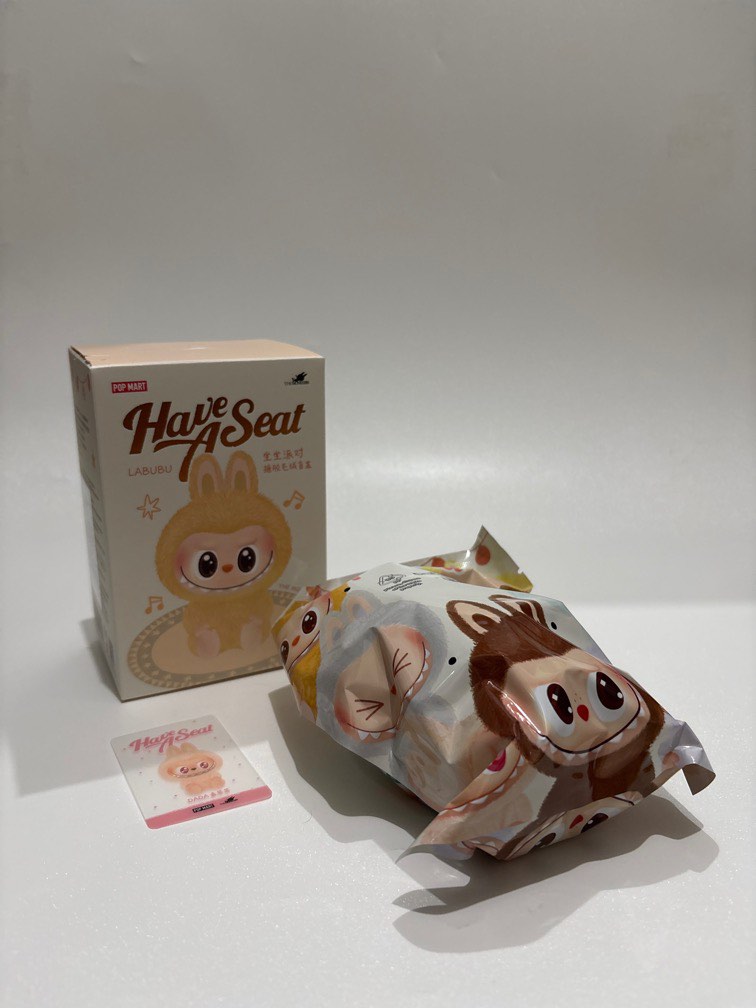 labubu DADA have a seat v2 original pop mart indonesia, Toys ...