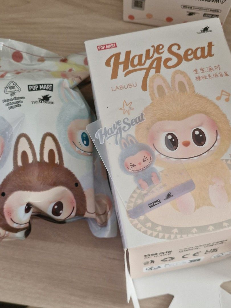 Labubu have a seat v2 (dada dan hehe) original popmart (harga beli ...