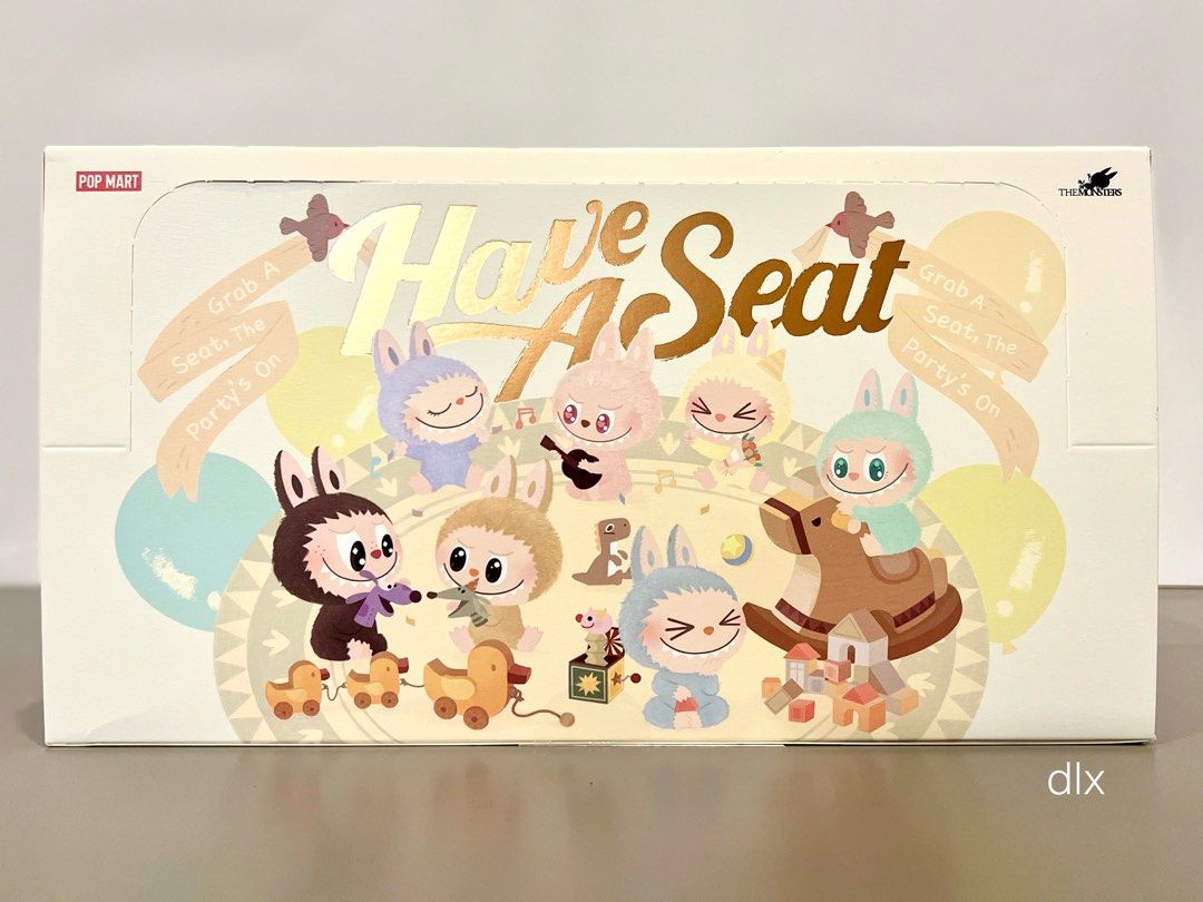 LABUBU THE MONSTERS - Have a Seat V2 Vinyl Plush Blind Box Pendant Original Pop Mart - QUQU ...