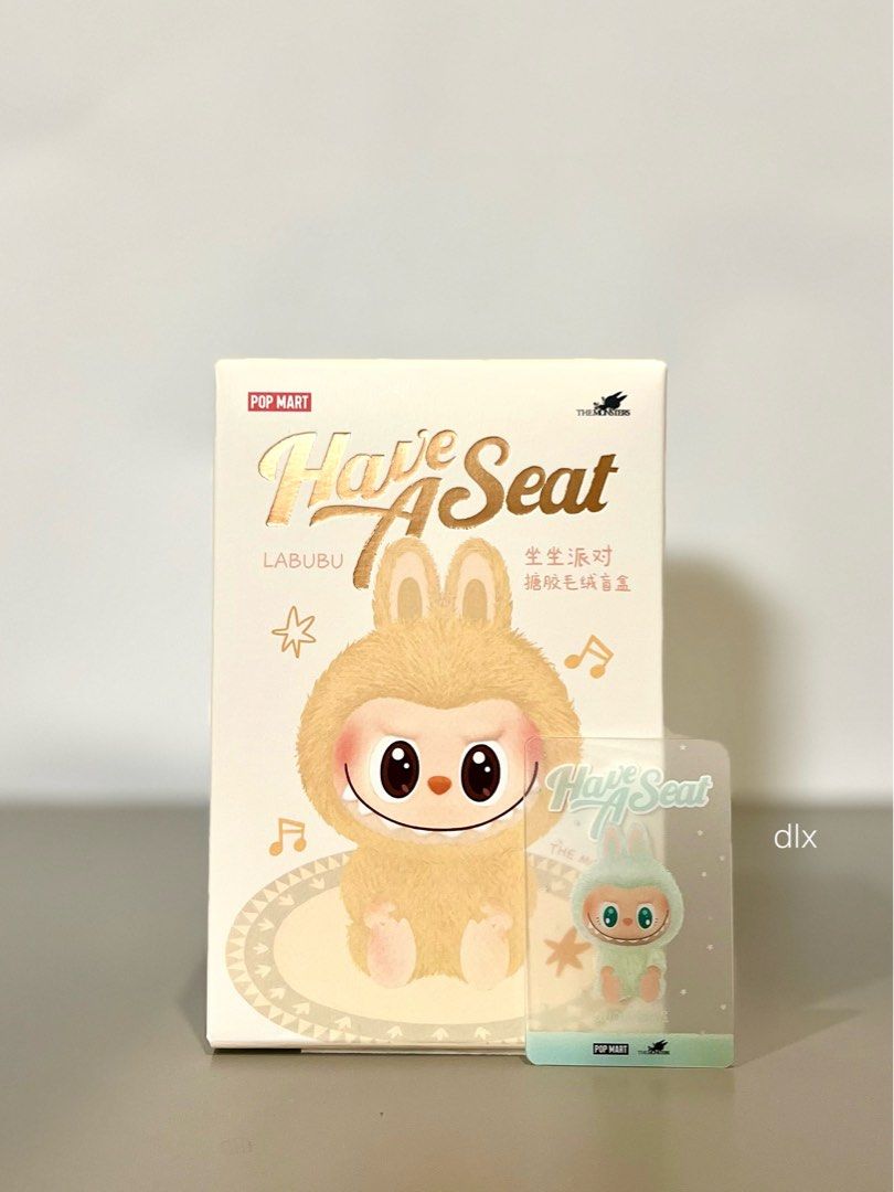 LABUBU THE MONSTERS - Have a Seat V2 Vinyl Plush Blind Box Pendant Original Pop Mart - QUQU ...
