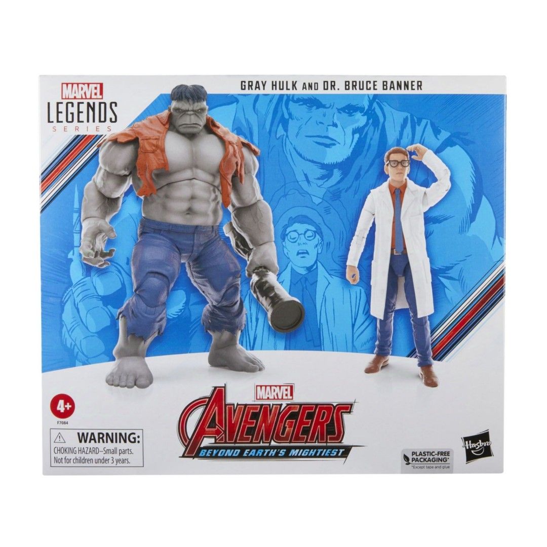 Marvel Legends Avengers The Incredible Hulk Grey Gray First Appearance ...