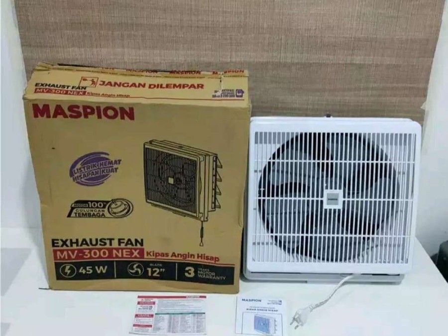 MASPION MV 300 NEX - Exhaust Fan 12 inch / Kipas Ventilasi 12", Elektronik, Lainnya di Carousell